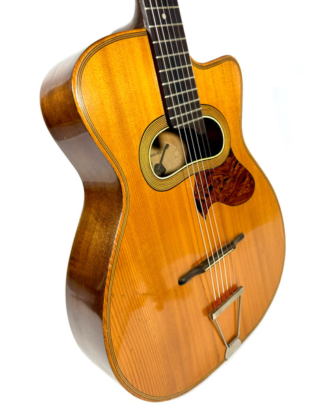 L. Patenotte Guitare Manouche Grande Bouche 1950's – L'instrumenterie