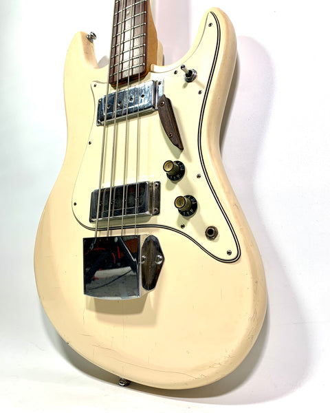 Randall / Aria 1802T Bass MIJ White 1970's – L'instrumenterie